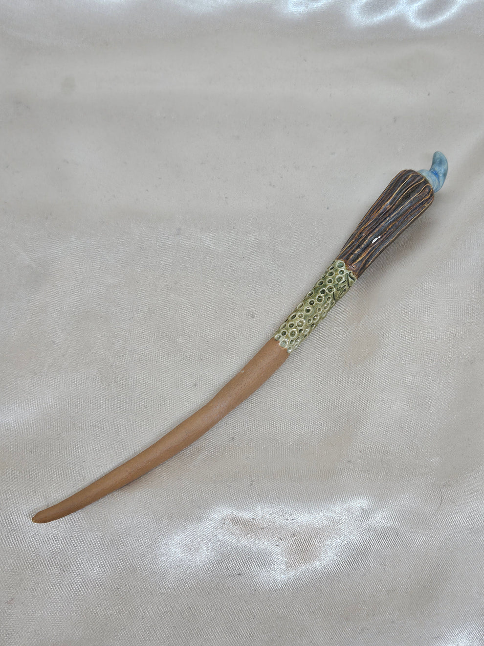 Brown Ceramic Wand handmade pottery – AngeLouise Ceramics